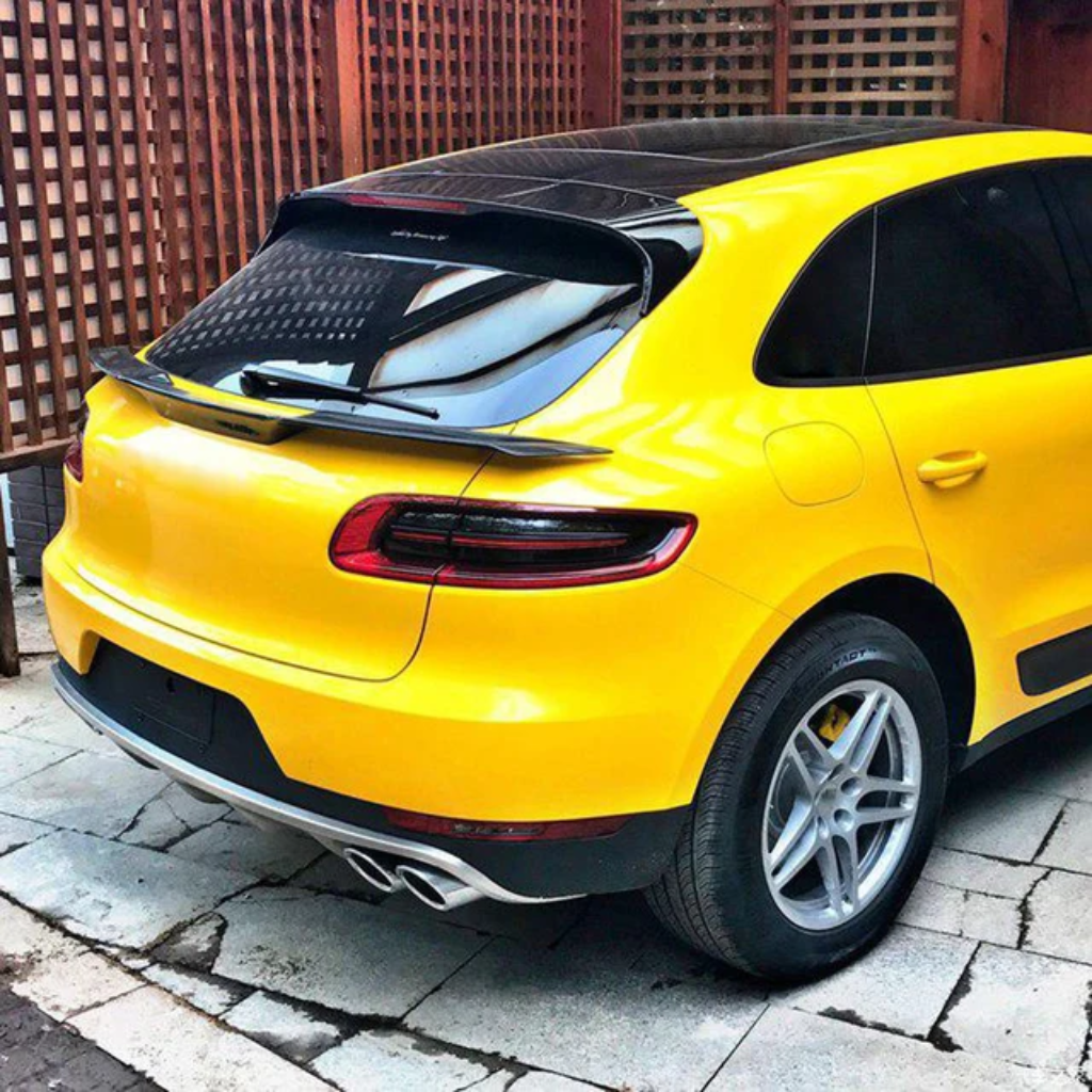 Porsche Carbon Fiber Haman Style Rear Middle Spoiler for Macan 2014-20