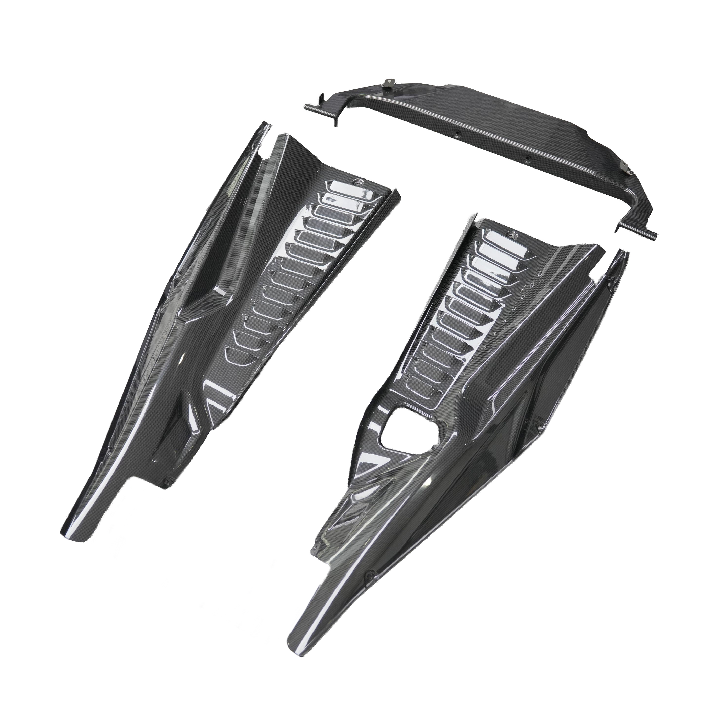 Ferrari Pre-Preg Carbon Fiber Engine Bay Panels for 458 Spider