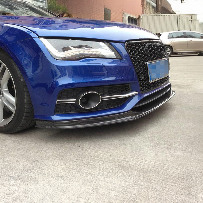 Audi Carbon Fiber KC Style Front Splitter for C7 A7 & S7