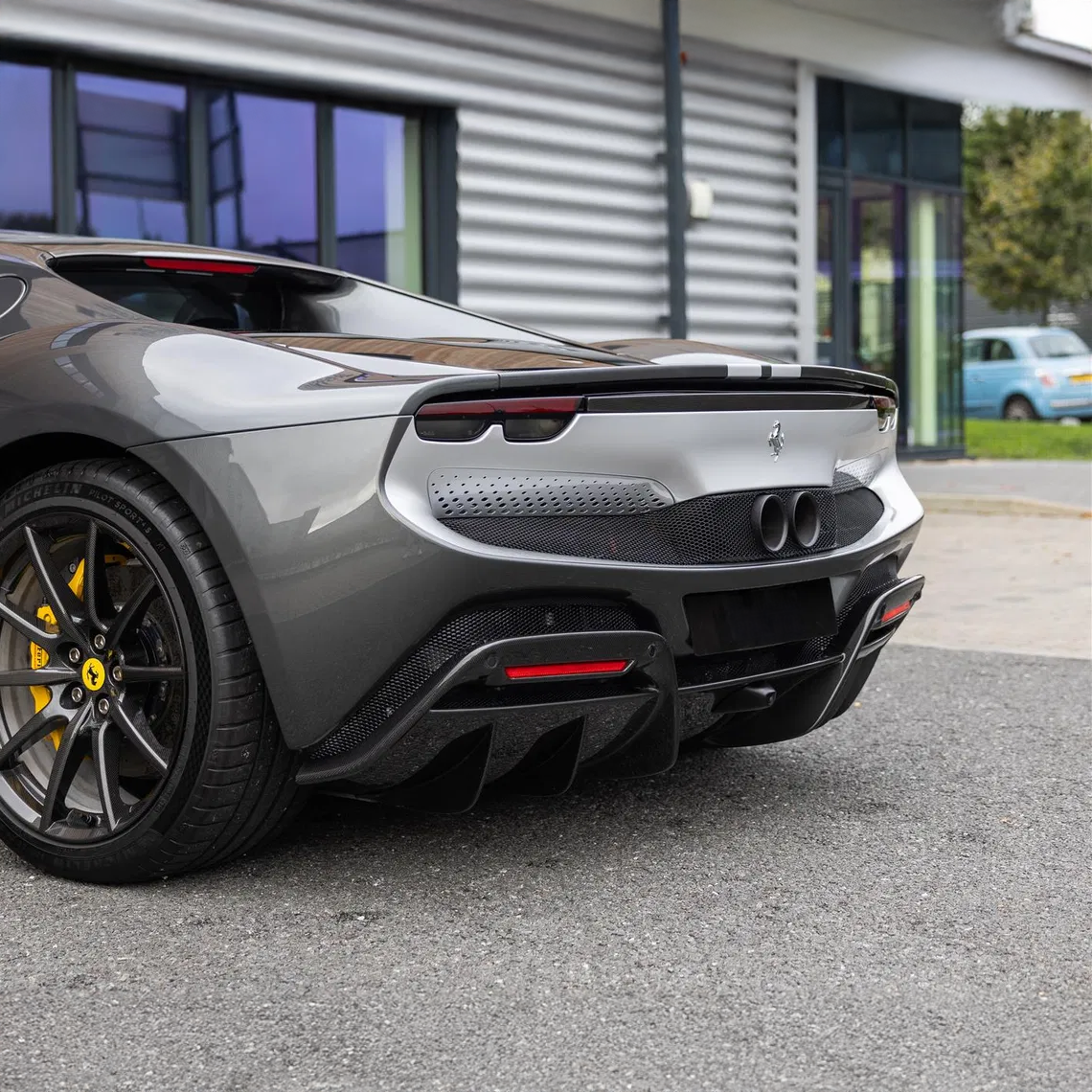 Ferrari Pre-Preg Carbon Fiber OEM Style Rear Diffuser for 296 GTB & GT