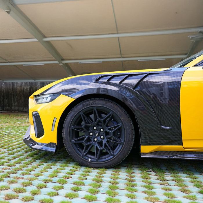 Ford Pre-Preg JSL Style Carbon Fiber Front Fenders for Mustang S650