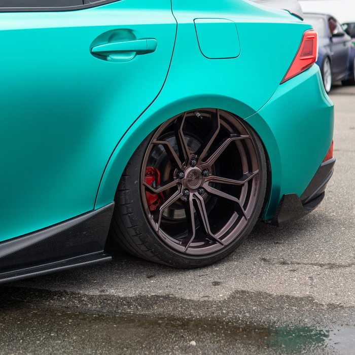 Lexus Carbon Fiber FS Style Side Skirts for IS250 & IS300 & IS350 (201