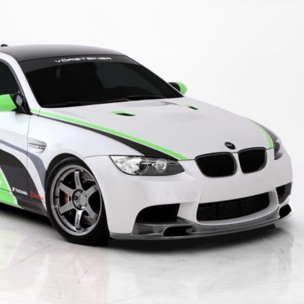 BMW Carbon Fiber Vorsteiner GTS Style Front Splitter for E92 M3