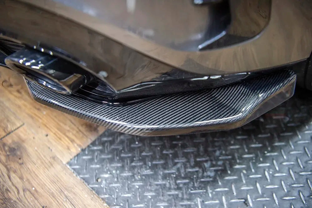 Mercedes Carbon Fiber Maxton Style Rear Diffuser Spats for W177 A35 ...