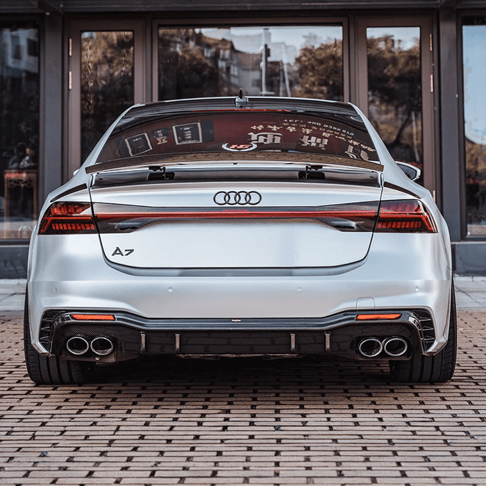Audi Carbon Fiber JSL V1 Style Rear Diffuser for C8 & C8.5 A7 & S7