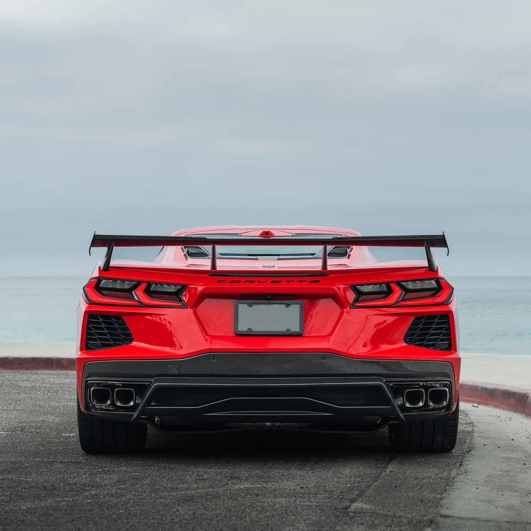 Corvette Carbon Fiber JSL Style Rear Spoiler for C8 Stingray