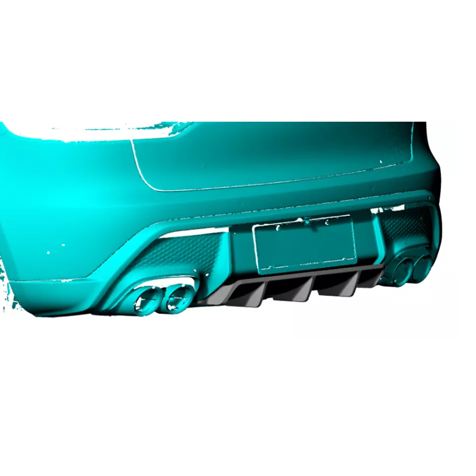 Porsche Carbon Fiber JSL Style Rear Lower Diffuser for Macan 2022-2024