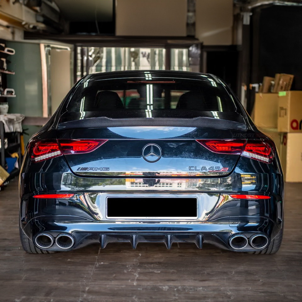 Mercedes Carbon Fiber FD Style Rear Spoiler for W118