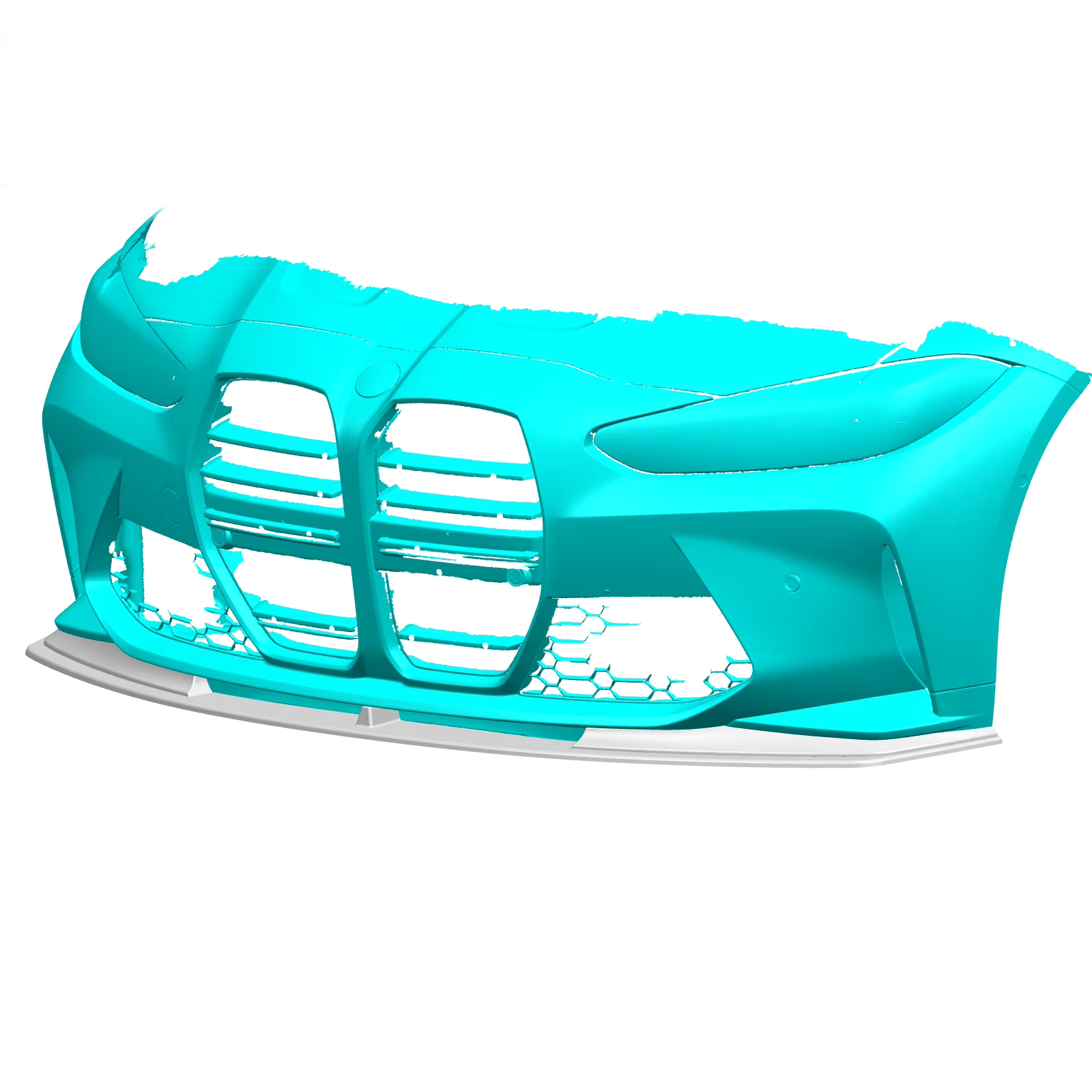 BMW Empero Designs Pre-Preg Carbon Fiber Front Splitter for G80 M3 & G