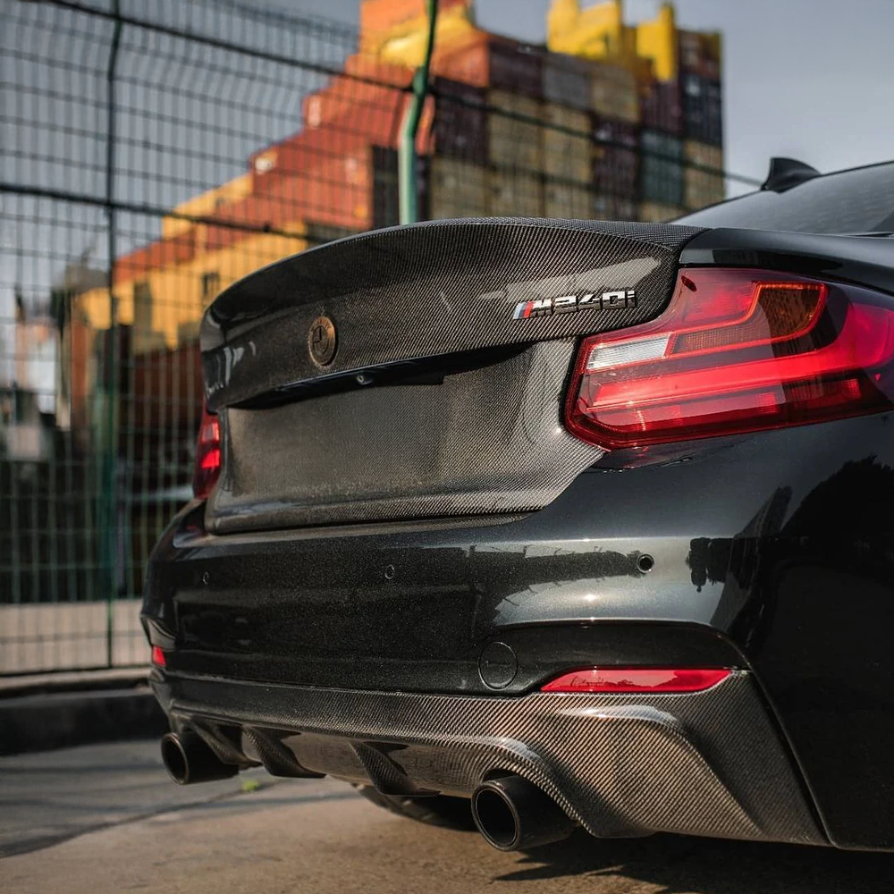 BMW Carbon Fiber CSL Style Rear Bootlid Trunk for F22 & F87 M2
