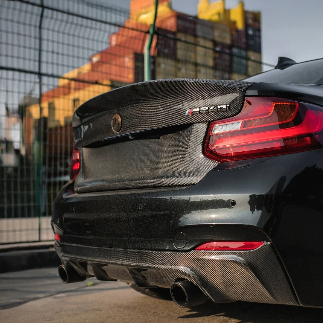 BMW Carbon Fiber CSL Style Rear Bootlid Trunk for F22 & F87 M2