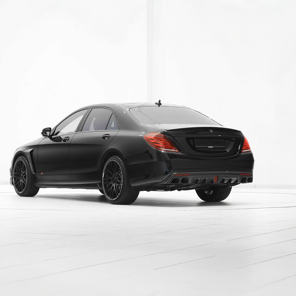 Mercedes Carbon Fiber Brabus Style Rear Diffuser for W222