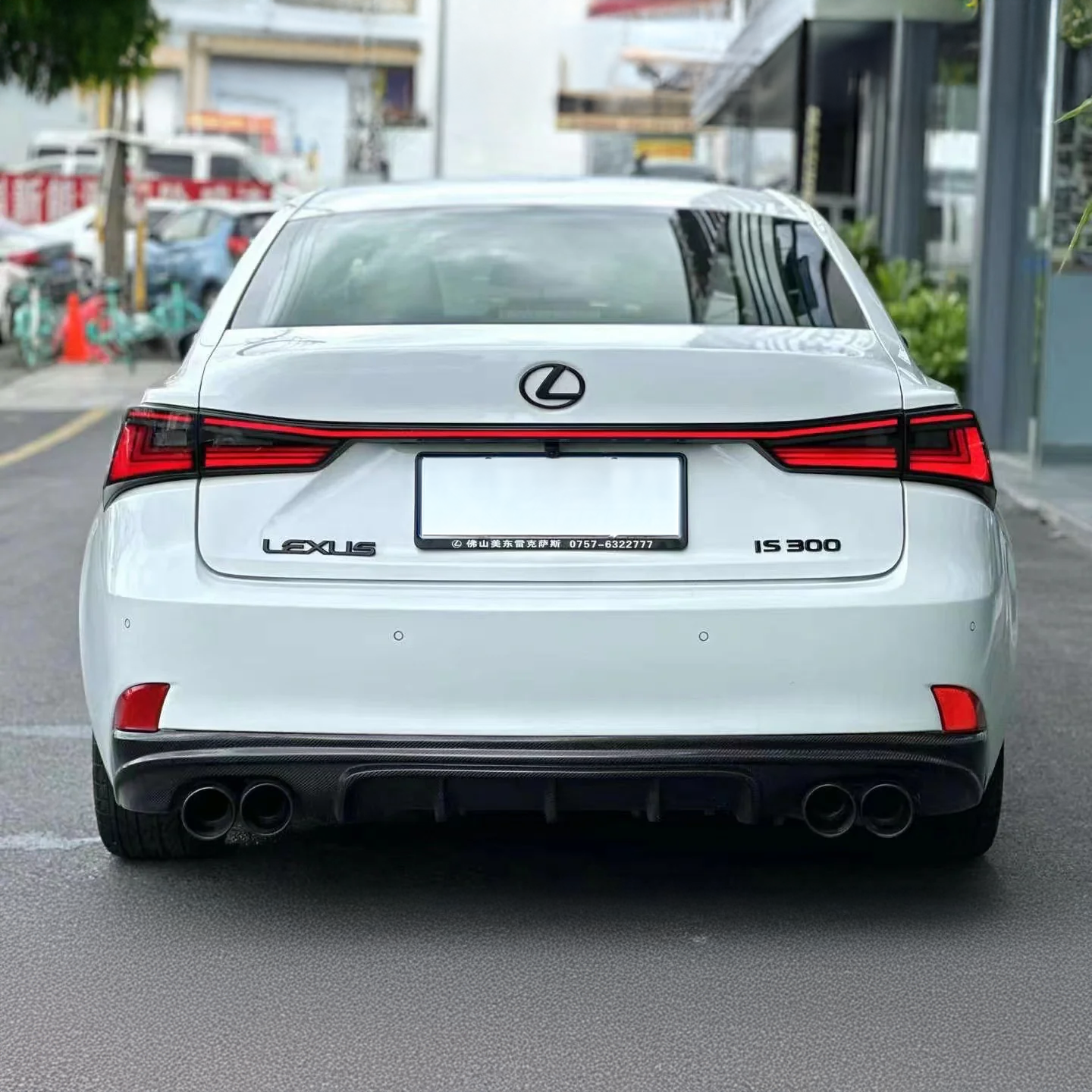 Lexus Carbon Fiber Aimgain Style Rear Diffuser for IS250 & IS300 & IS3