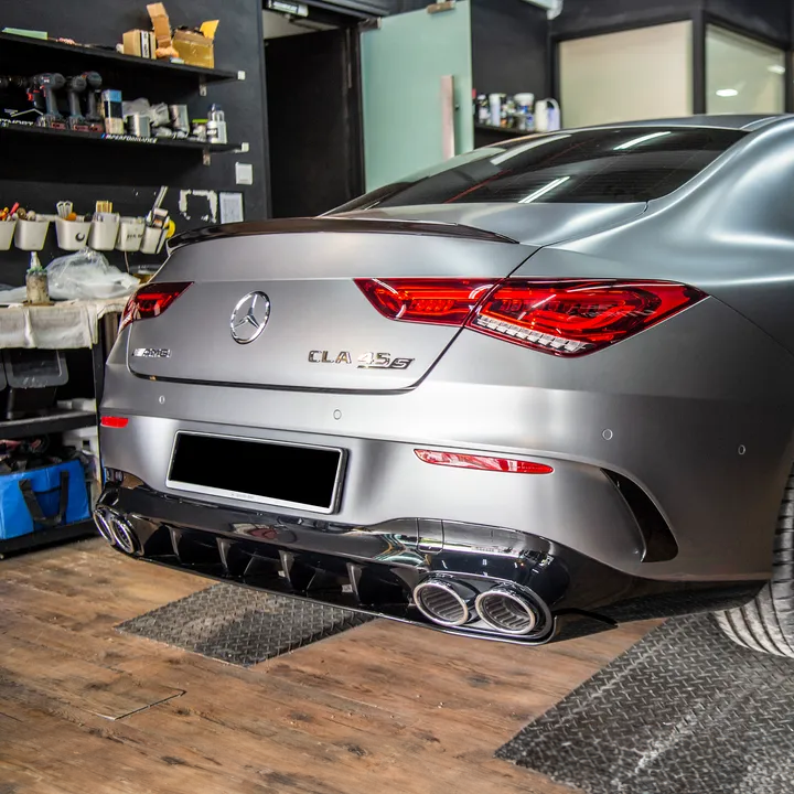 Mercedes Gloss Black AMG Style Rear Diffuser for W118 PFL