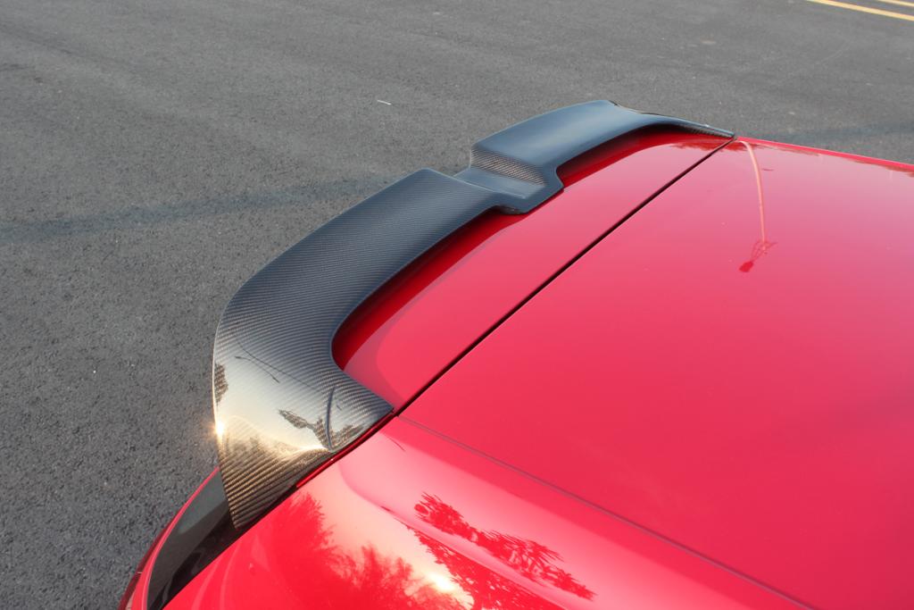 Volkswagen Carbon Fiber Oettinger Style Rear Roof Spoiler for Golf MK7 ...