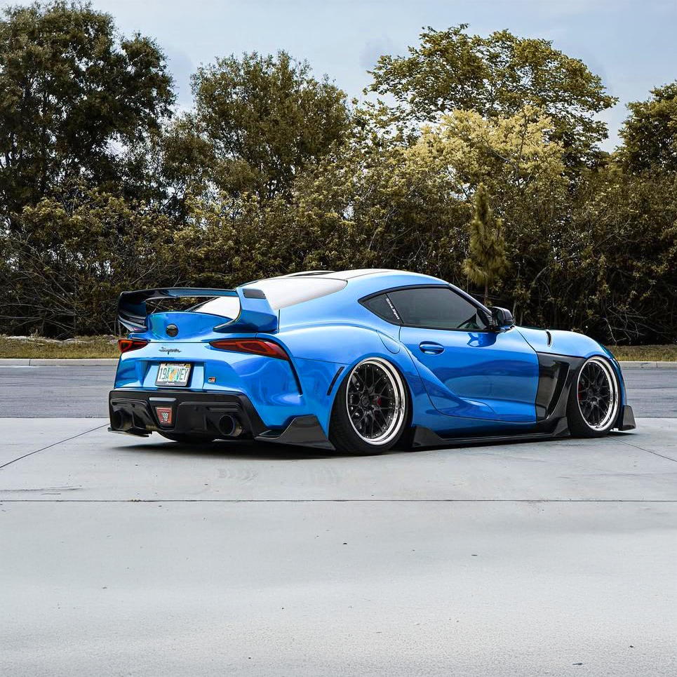 Toyota Carbon Fiber Rear Diffuser Spats for Supra A90